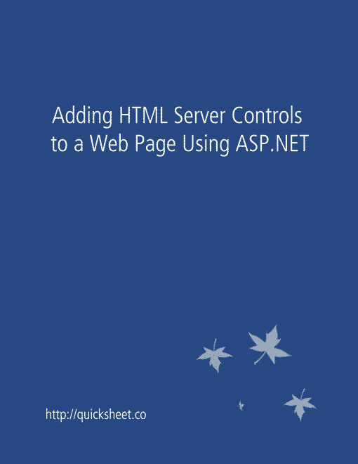 Adding Html Server Controls To A Web Page Using Aspnet Interviewsteps 5927